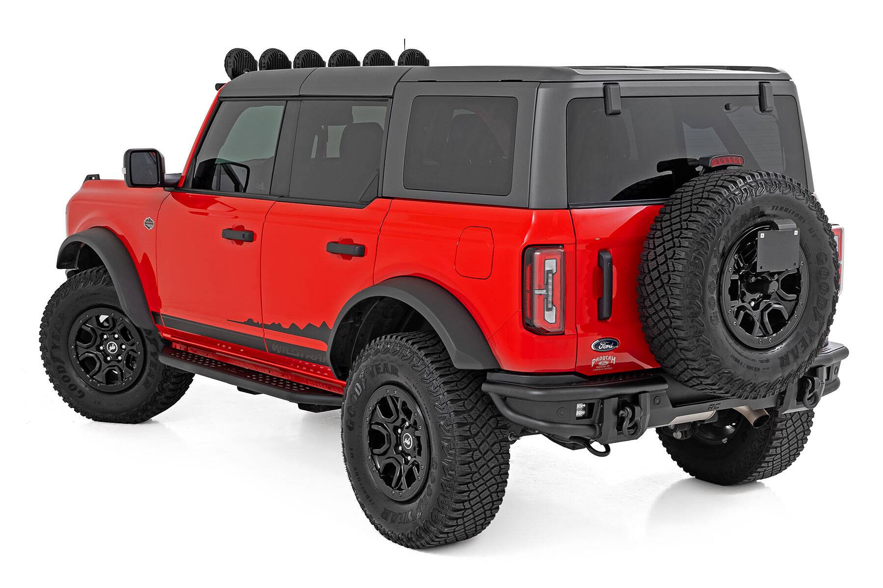 OV2 Running Boards Side Step Bars 4-Door Ford Bronco 4WD 2021-2024 ...